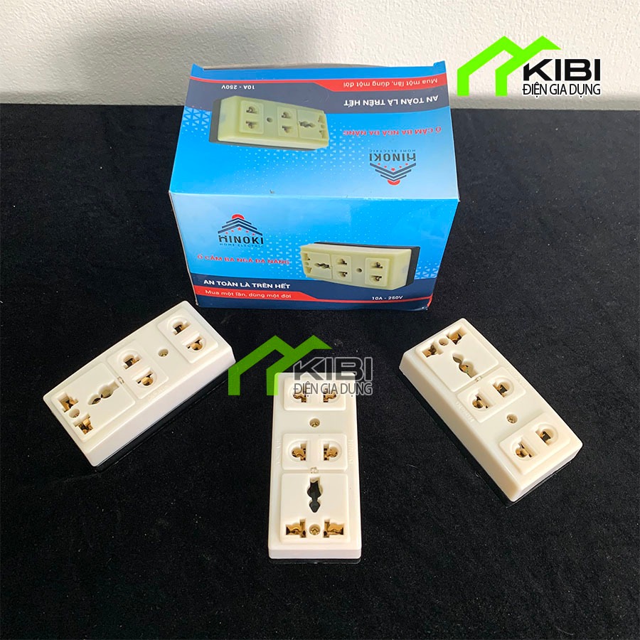 Hinoki power outlet, 3-pin socket with compact design | Shopee Malaysia