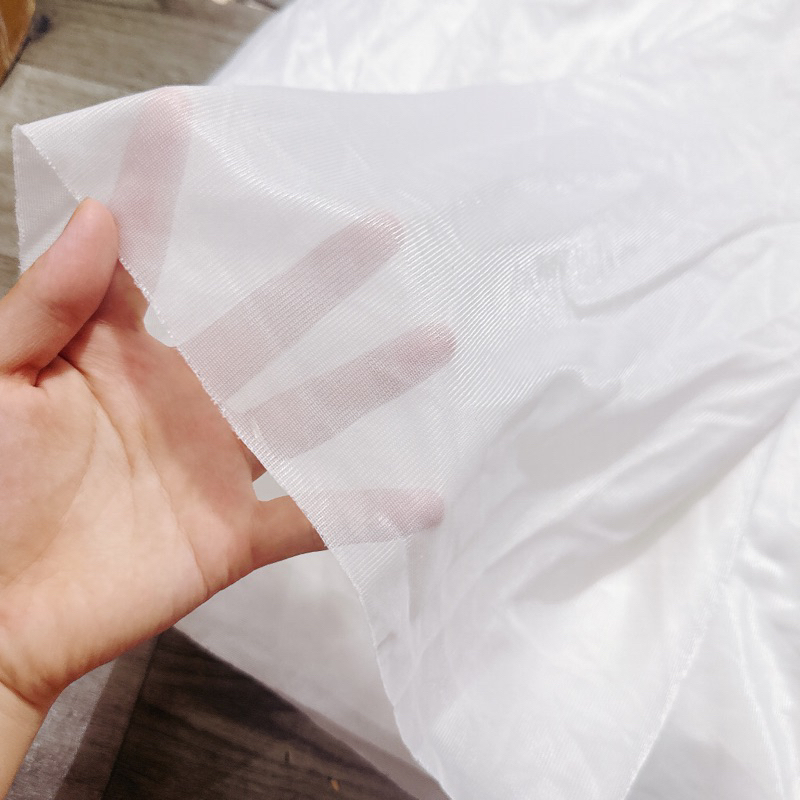 1.5m soft, transparent mesh chiffon fabric for curtain backdrops ...