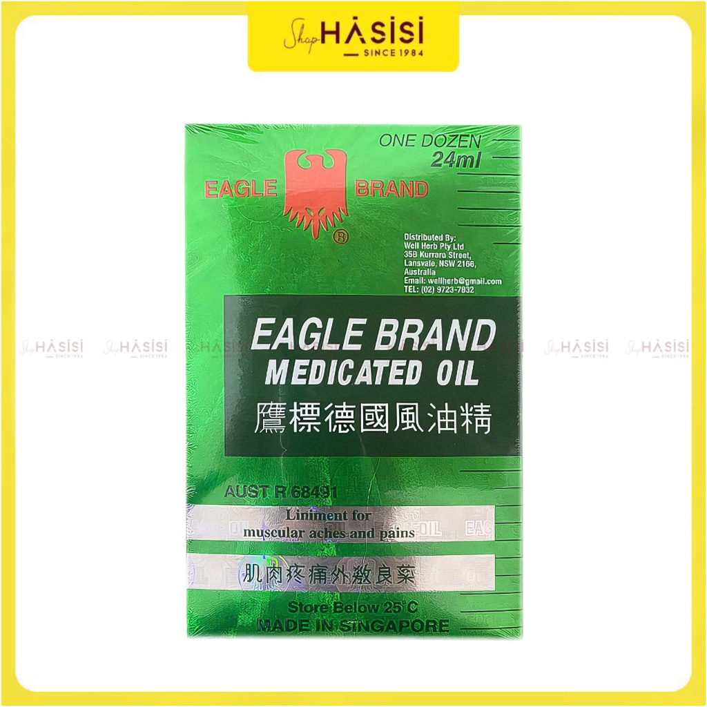 Eagle BRAND Green Wind Oil - Medicated Oil 24ml - Australia (Australia ...