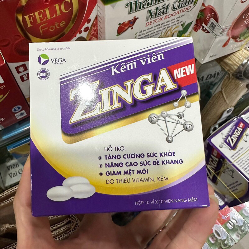 Zinga health protection food Zinc supplement to enhance resistance box ...