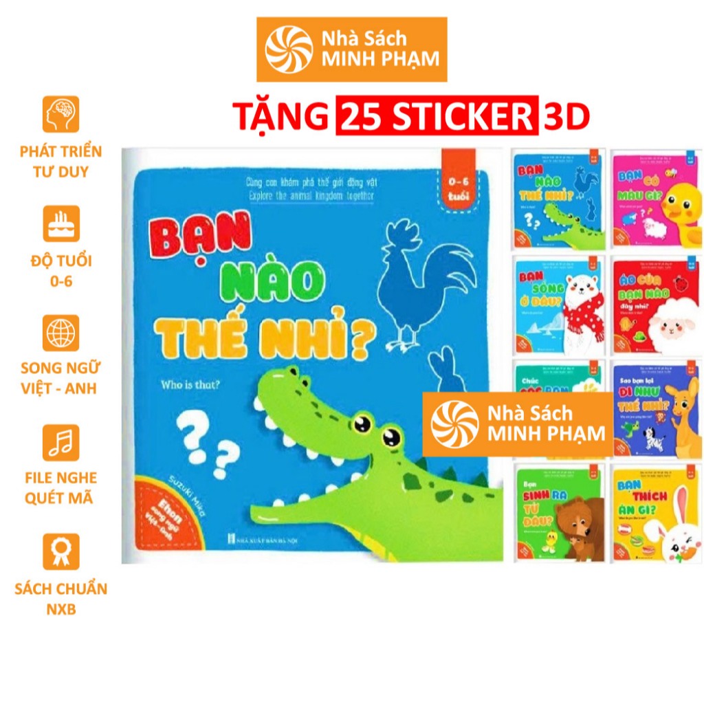 Book - Combo 8c Ehon Explores the Animal World for Children 0-6 Years ...