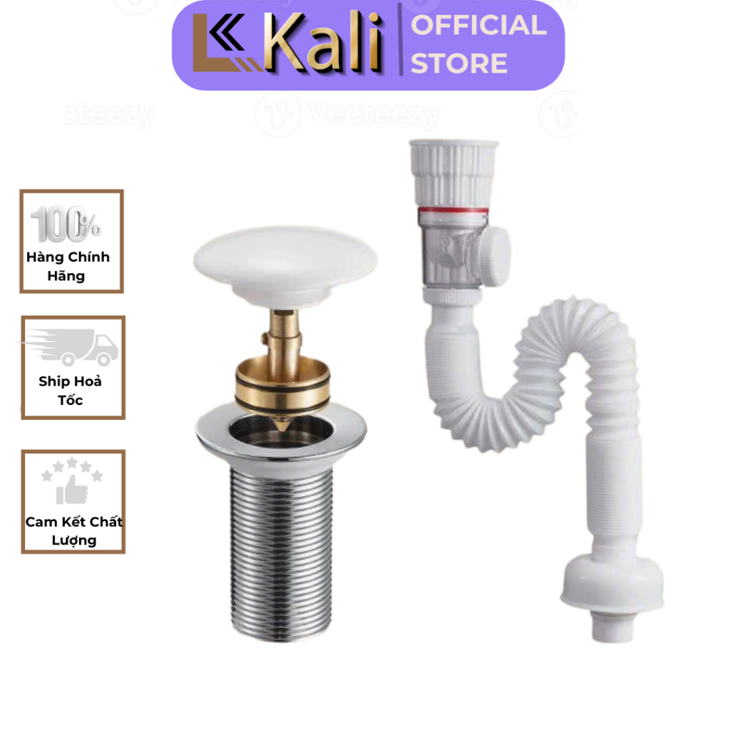 Drainage pipe, ceramic push button siphon for washbasin, multi-purpose ...