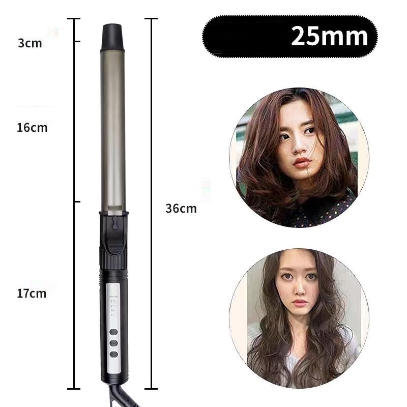 Wig CURLY HAIR STYLING MACHINE PRO SIZE TO 25mm CREATE BIG HAIR WAVES ...
