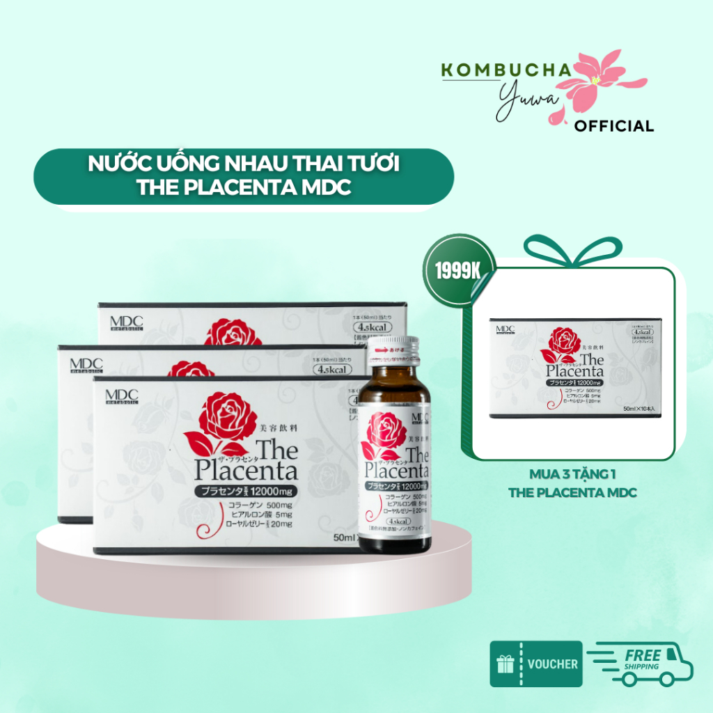 [Combo Buy 3 get 1 free] The Placenta MDC fresh Placenta drink ...