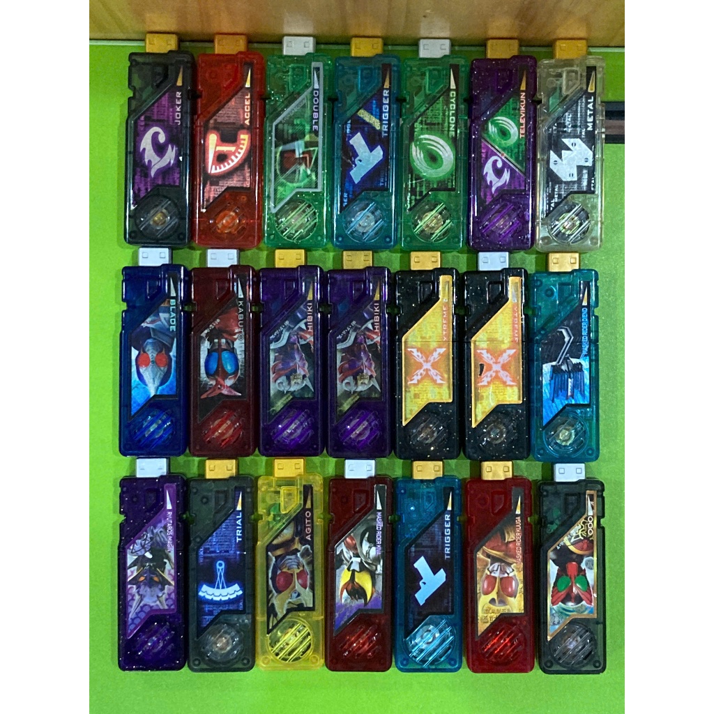 Compilation of Gaia Memories Kamen Rider W Candy/GSP Series Models ...