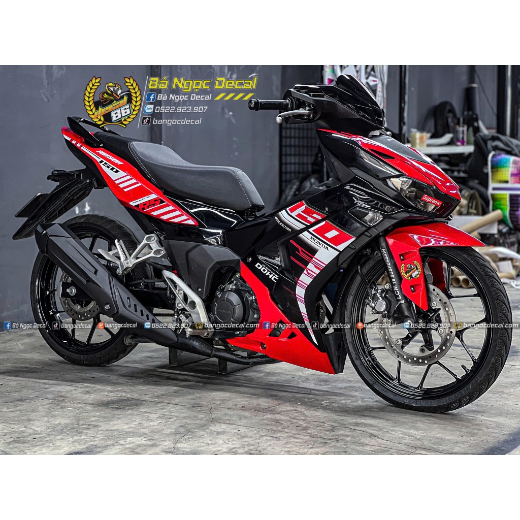 Rs150 REMOVABLE STICKER FOR WINNER X V3 RED BLACK 2024 | Shopee Malaysia