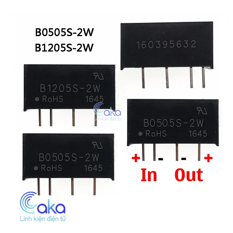 New Electric Insulation Module B0505S 2W B1205S 2W 12V 5V DC | Shopee ...