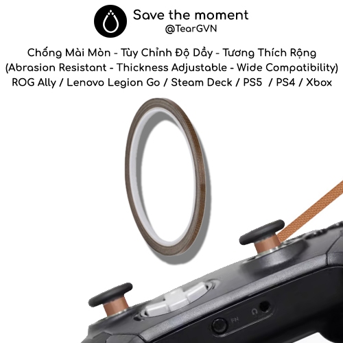 Abrasion-resistant Teflon tape and Joystick protection for ROG Ally ...