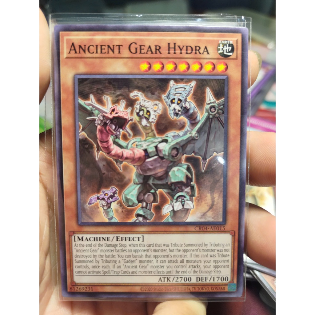 [KW2 Yugioh] [EN-AE] Card CR04-AE015 Ancient Gear Hydra – Common ...