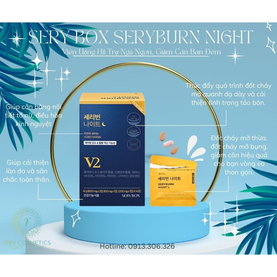 [HALF Month COURSE] SERY BOX Seryburn Night Night Night Sleep Support Pills 140g (10g x 14 packs ...