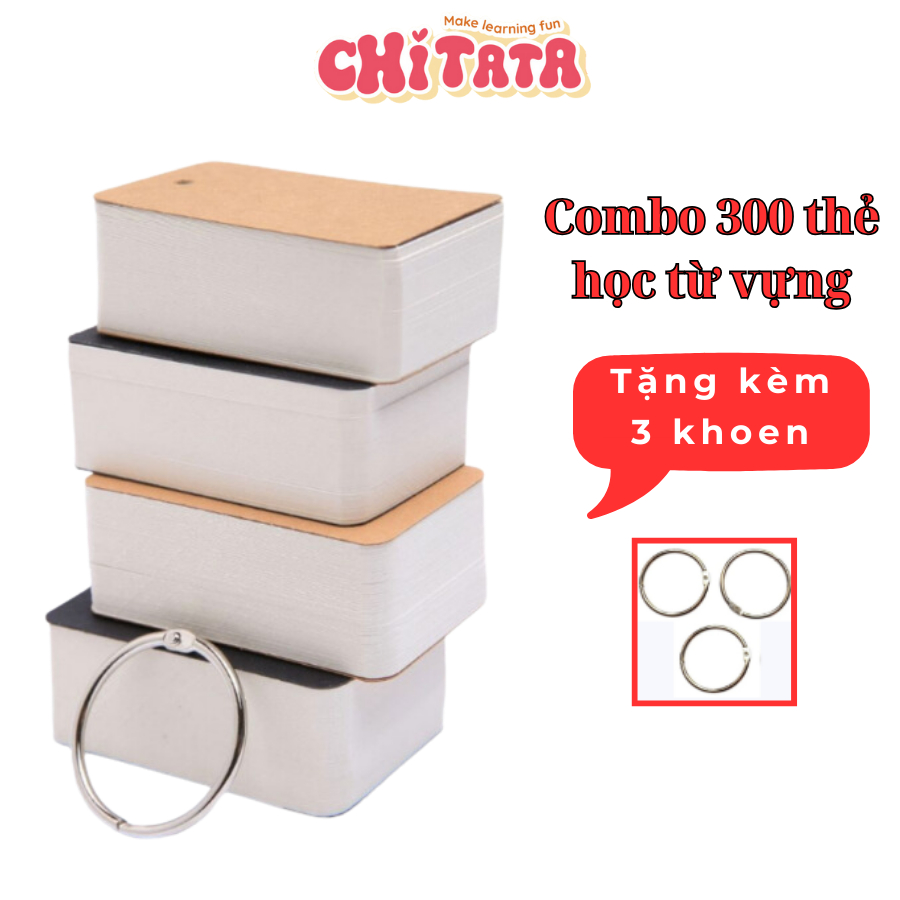 Combo of 300 Vocabulary Flashcards to Support Foreign Language Learning ...