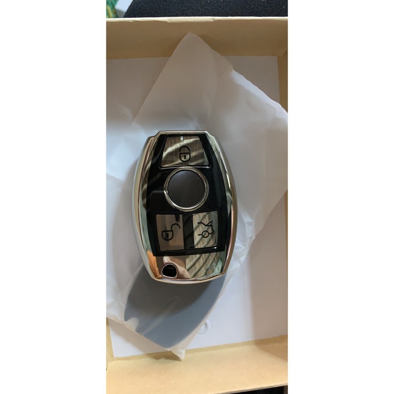 Mercedes E-Class,GLC-Class,C-Class 2020 mirror-coated silicon key cover ...