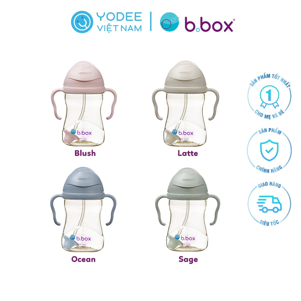 B.box water bottle made of 360 degree PPSU material with anti-choking ...