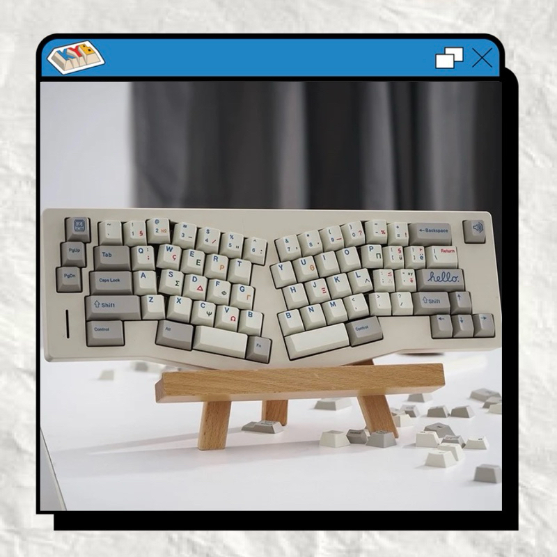Retro Greek Cherry Profile Keycap | Pbt Dyesub 142 Buttons | Shopee ...
