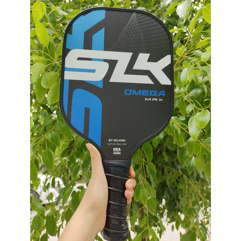 (Free Ball)selkirk SLK Omega Max pickleball racket, stylish blue and ...