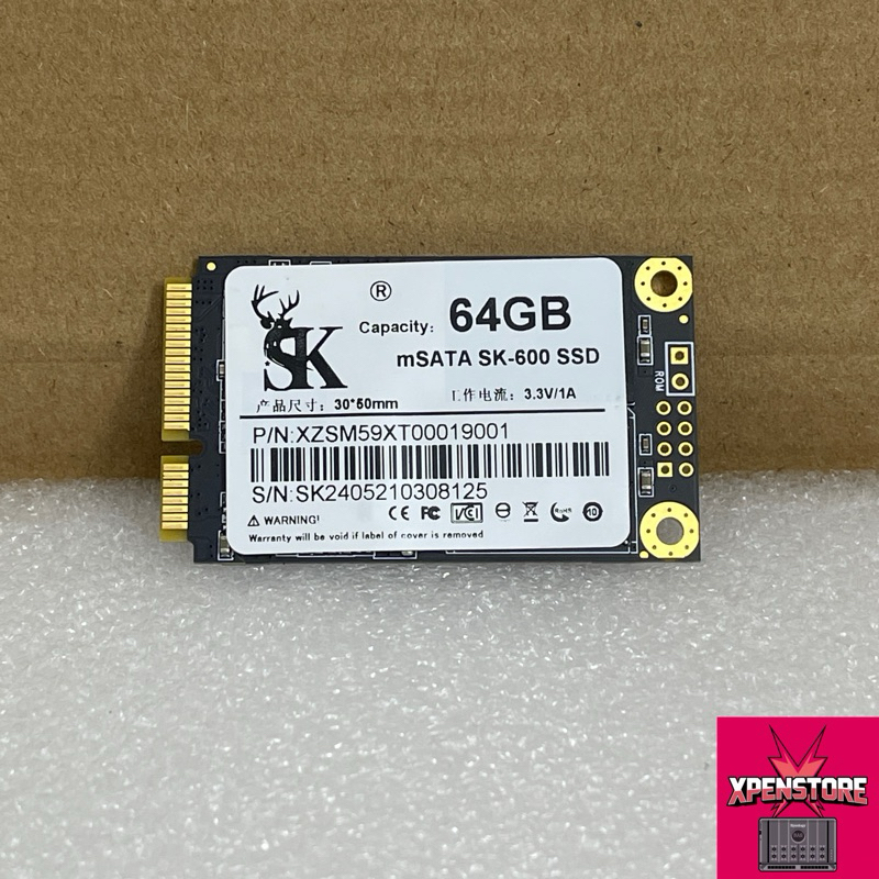 Genuine mSata SK 32G 64G 128G 256GB SSD | Shopee Malaysia