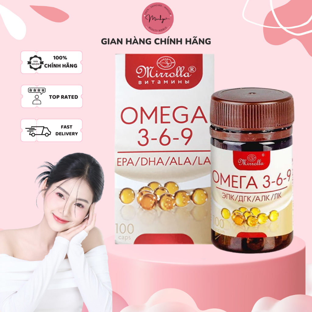 Russian Omega 369 Mirrolla Pills Support Beautiful Skin, Enhance Memory ...