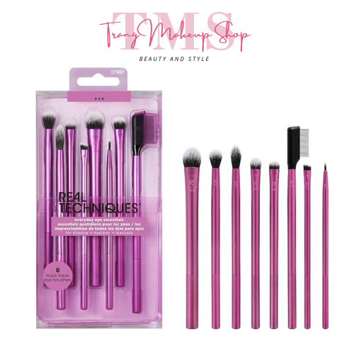 Set OF 8 REAL TECHNIQUES EVERYDAY EYE ESSENTIALS KIT | Shopee Malaysia