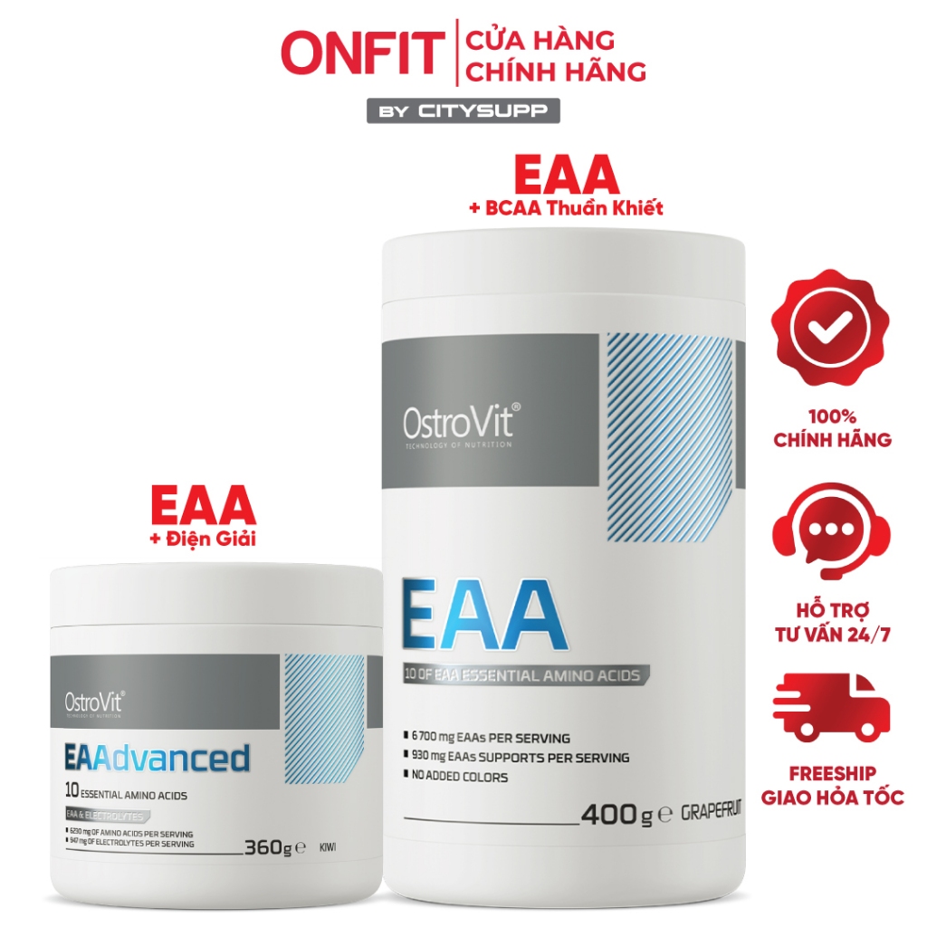 Ostrovit EAA 400g (40 Servings) | Supports Recovery, Builds Muscle, Prevents Catabolism and ...