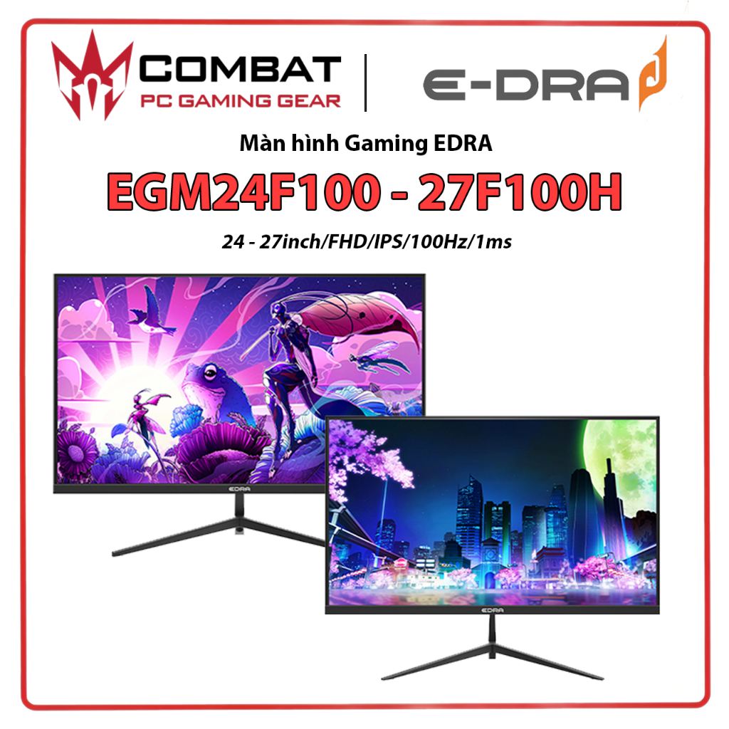 Edra EGM24F100H Gaming Monitor - EGM24F100PV - EGM27F100H (24 - 27Inch ...