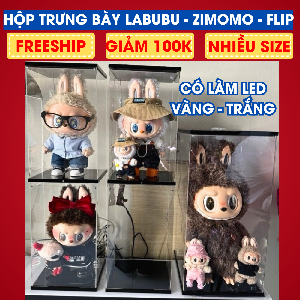 Baby Three - Zimomo - Labubu - Upset Duck character model display box ...