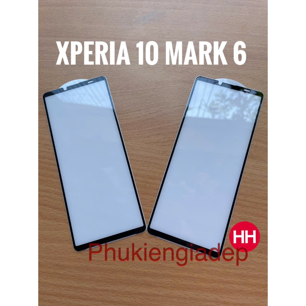 Sony Xperia 10 VI Tempered Glass (mark 6) Full Black Border Screen ...