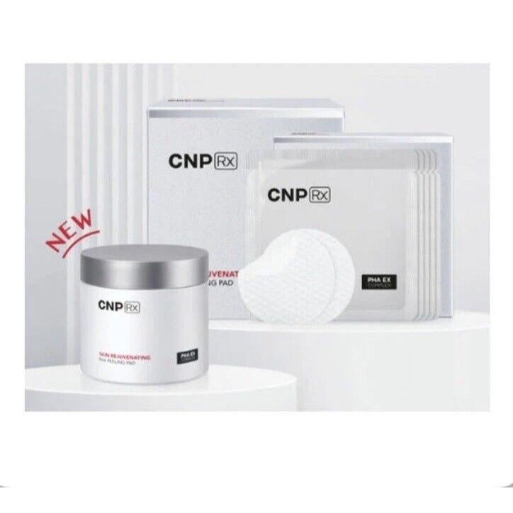 (Free Box of 5 Pieces) PHA Peeling CNP RX Skin Rejuvenation Exfoliating Box of 60 Pieces ...