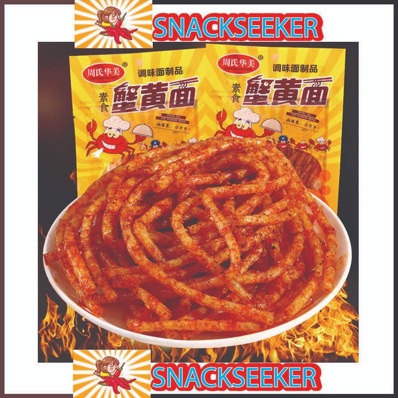Spicy toothpick with crab brick flavor - SNACKSEEKER - Spicy toothpick ...