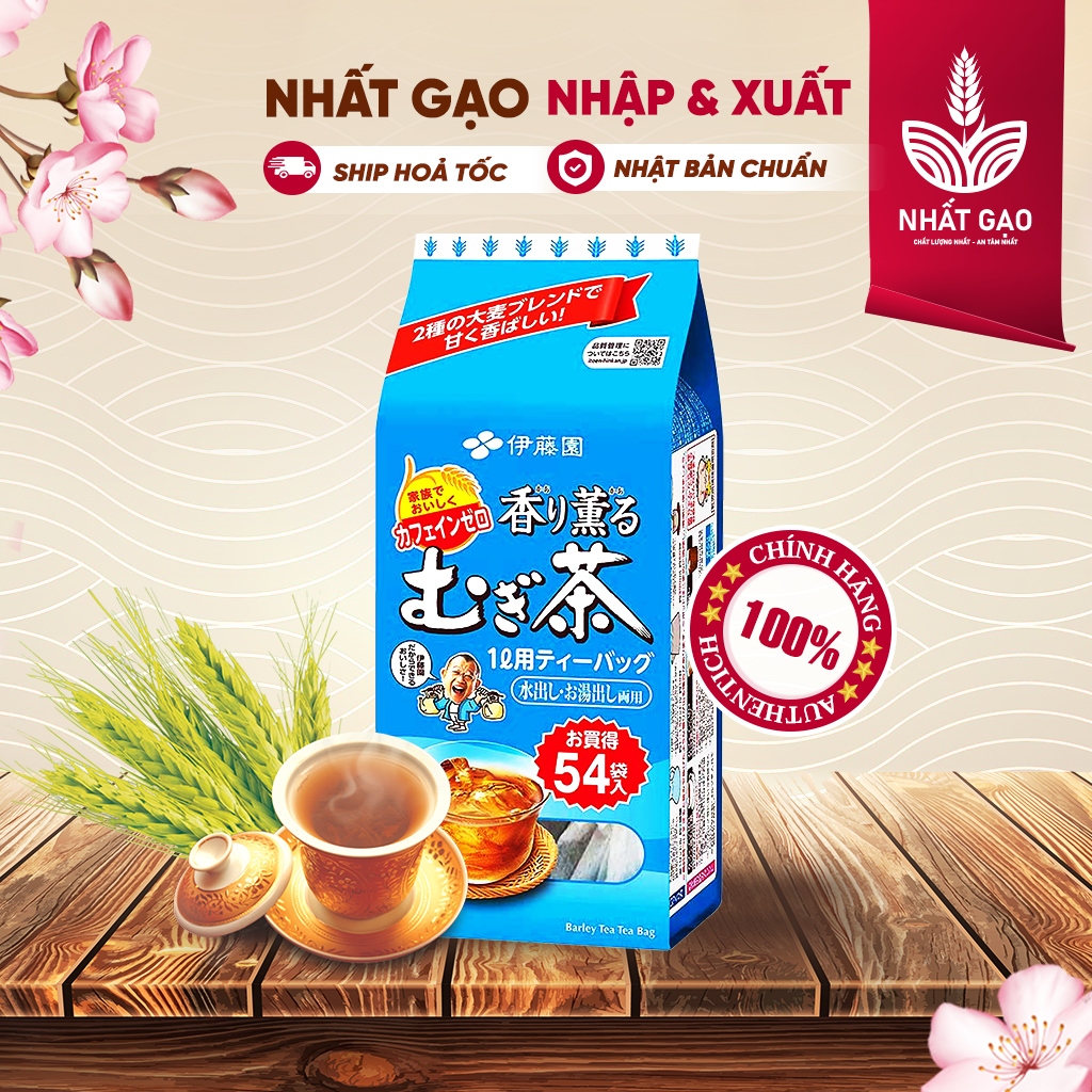 Itoen Mugi Japanese barley tea 54 packs of filter bags Super large ...