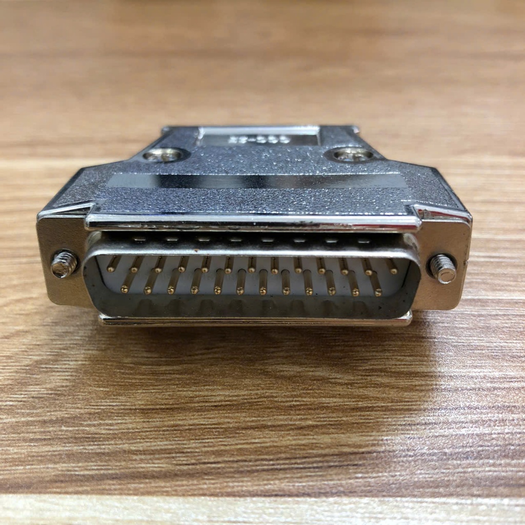 D-sub DB25 Pin Male CCC-25 Solder Type Straight Adapter Connector DB25M ...