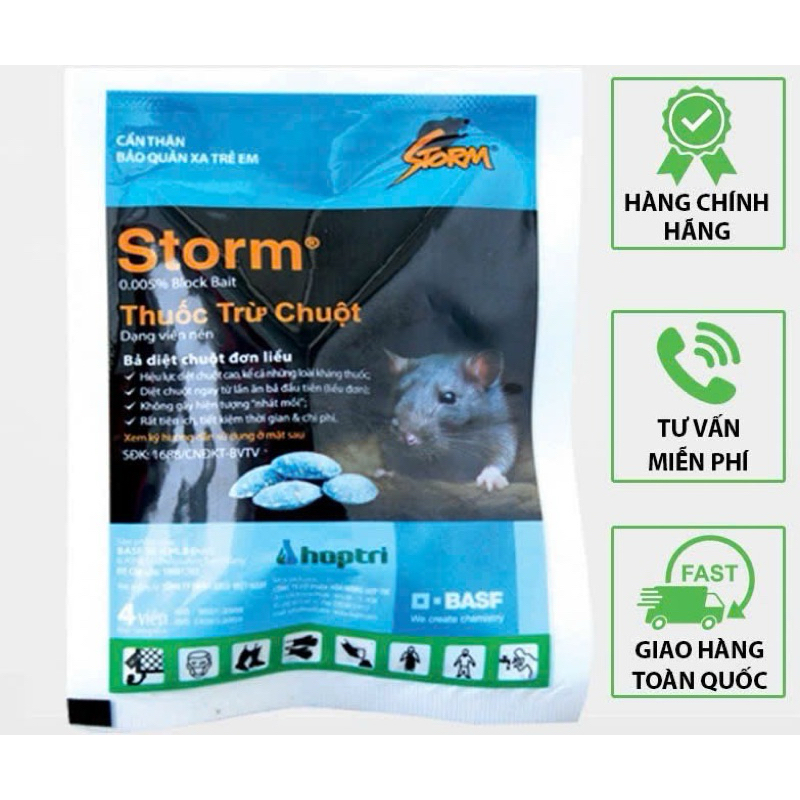 Strom biological rat poison in tablet form, pack of 20 tablets | Shopee ...
