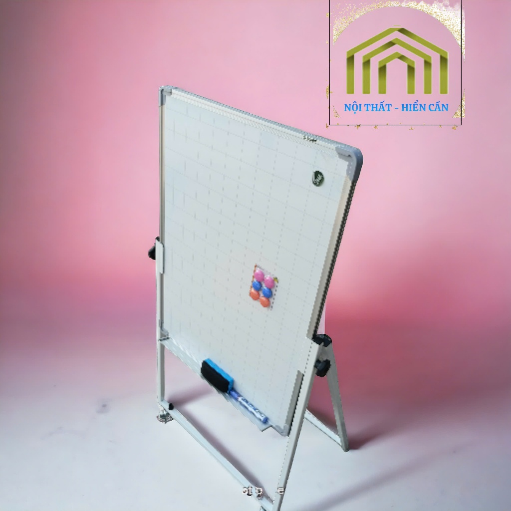 Flip chart (white magnetic) with folding legs used in studying ...