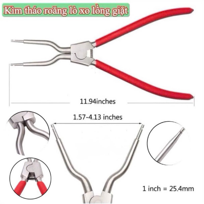 XO Pliers to open the belt and tighten the gasket of the front-load ...