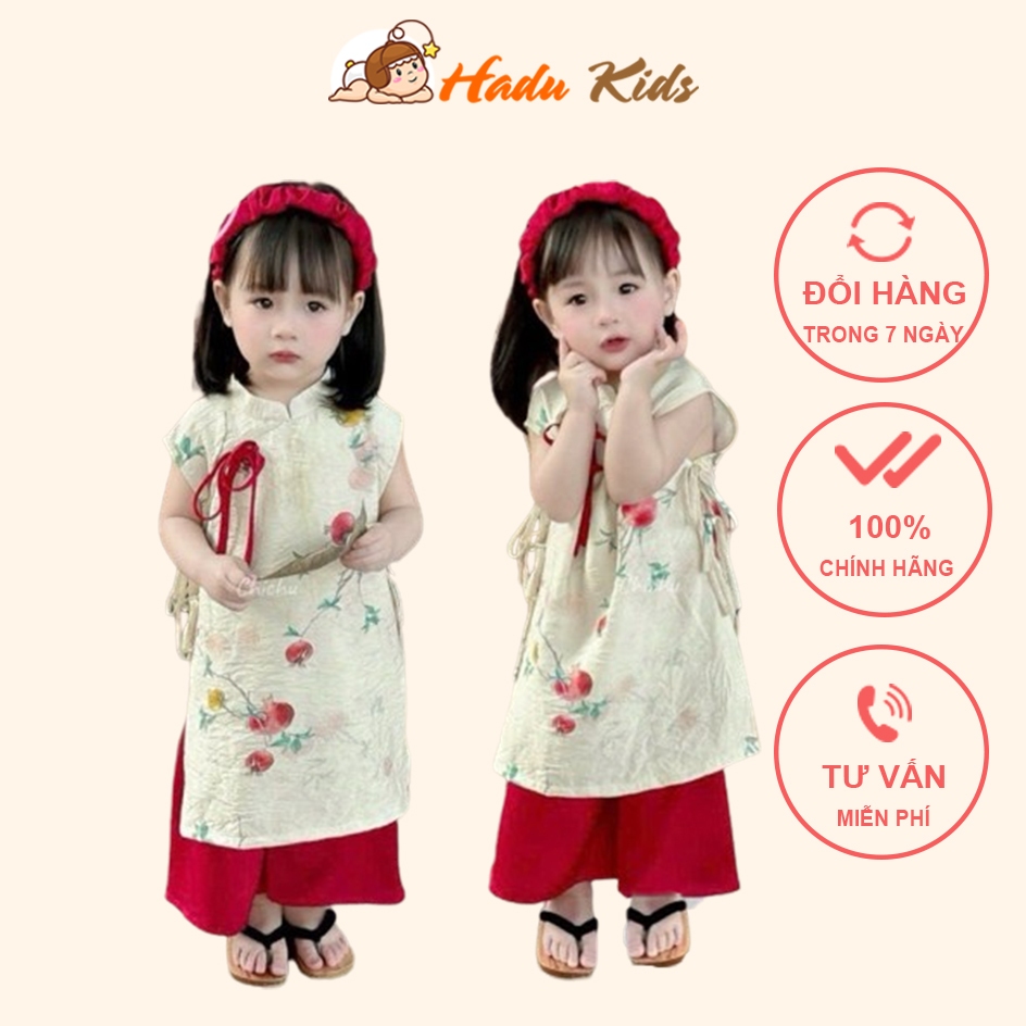 Cheongsam for Mid-Autumn girls with lovely red mane ba ba, Dharma ...