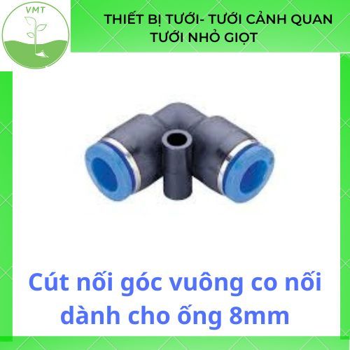 Right angle connector for 8mm pipe, 8mm pipe used in misting pneumatic ...