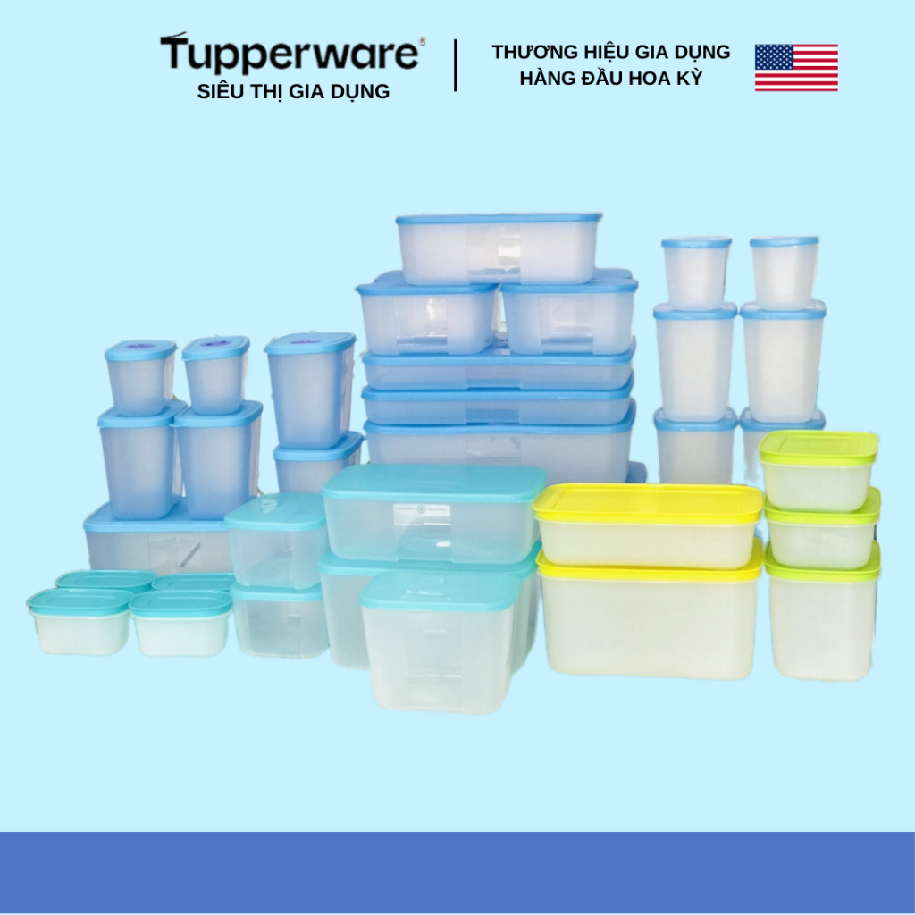Genuine Tupperware freezer box set used to preserve freezer food ...