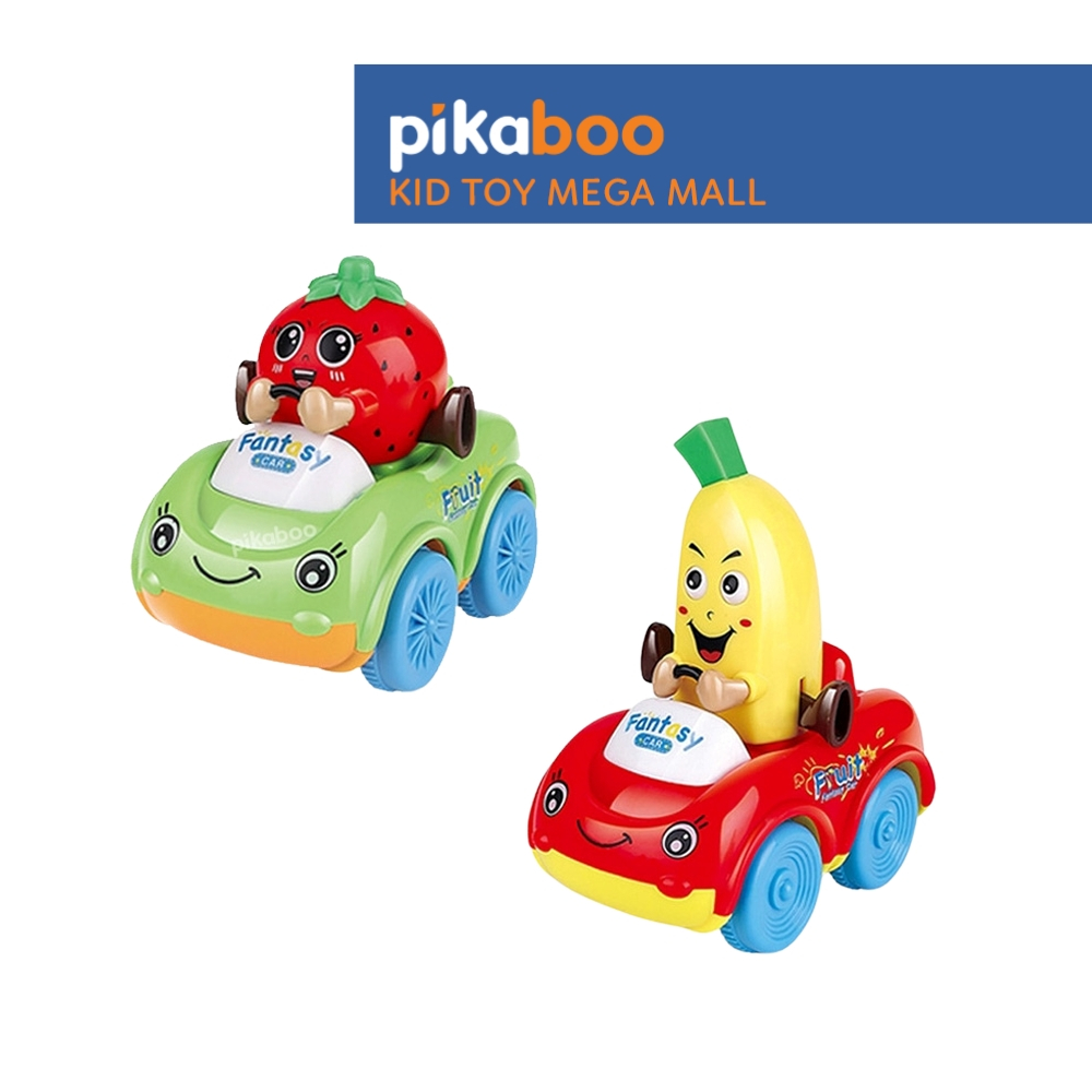 Pikaboo fruit-shaped running car toy made of safe plastic with ...