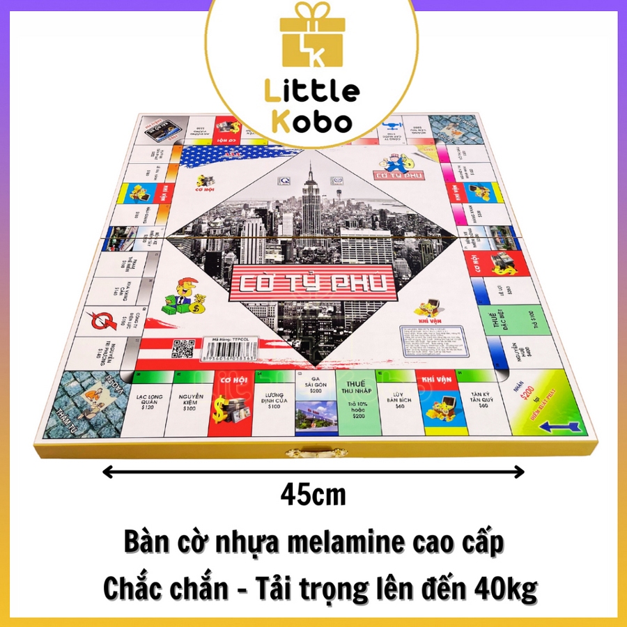 [LHT] High-quality 45cm Large Plastic Table Billionaire Monopoly ...