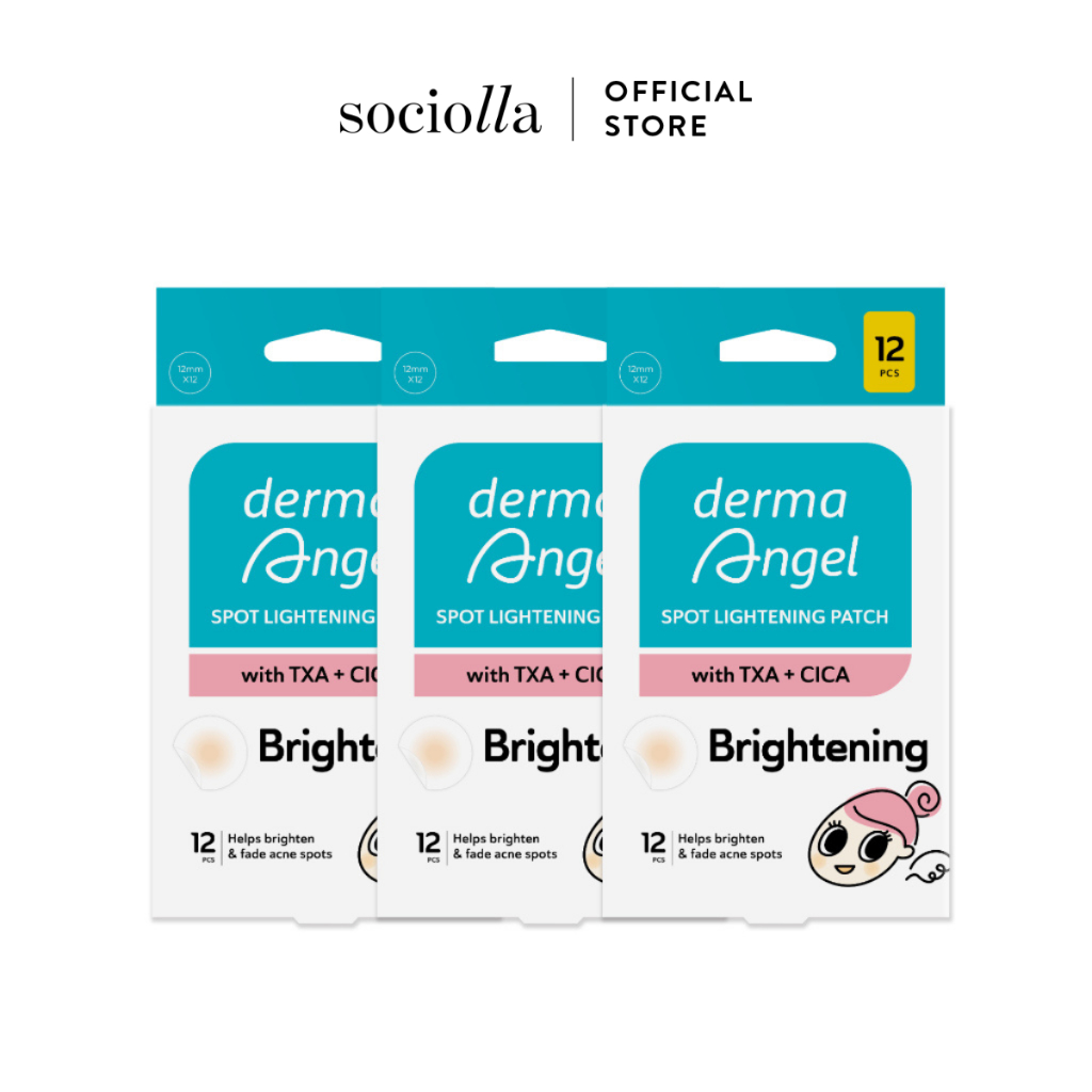 Combo of 3 Derma Angel Acne Spot Lightening Patch 12 Pieces | Shopee ...