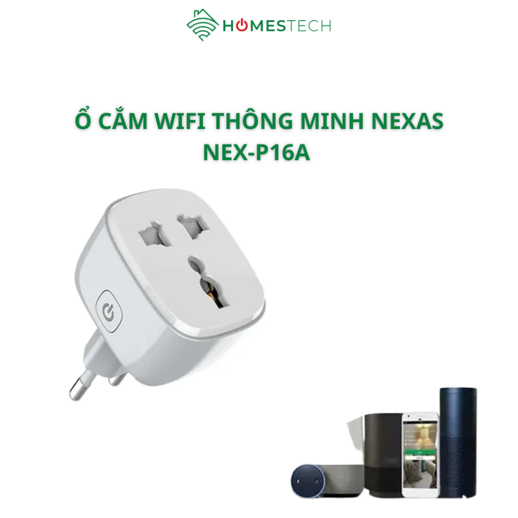 Smart Wifi Socket, NEXAS NEX-P16A Plug | On / Off By Phone Wifi Connection Timer - | Shopee Malaysia