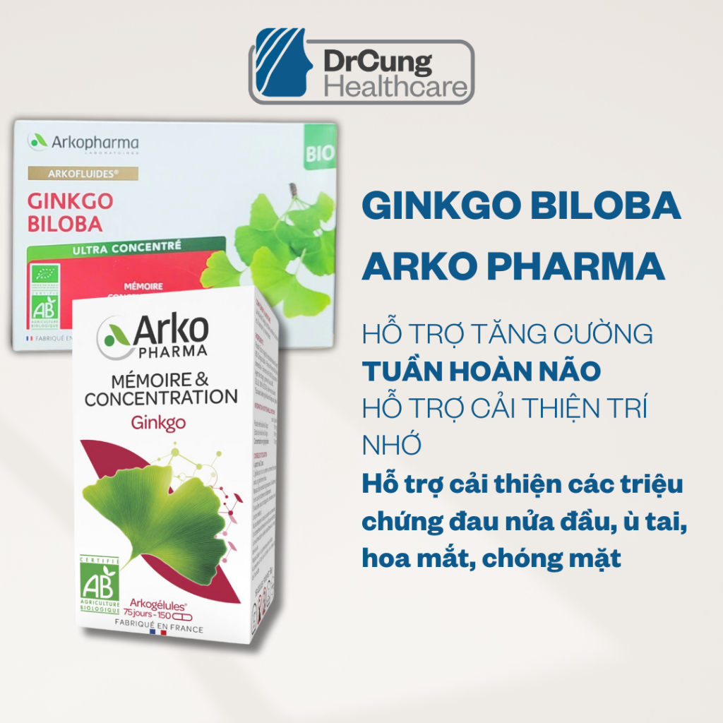 Ginkgo Arkopharma Brain Supplement Doctor - Brain Tonic, Memory ...