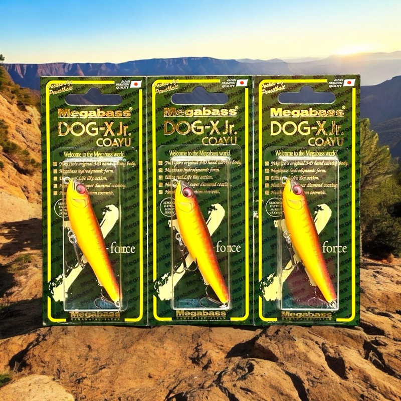 MEGABASS DOG-X Jr COAYU AKA TORA Fishing Lure | Shopee Malaysia
