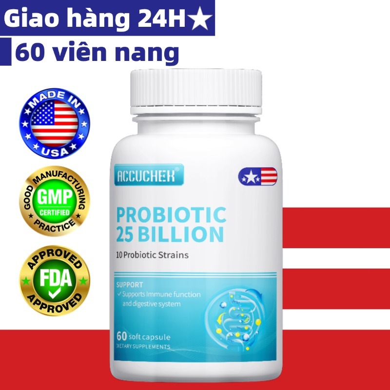 Intestinal Probiotic, 60 tablets, reduces bloating and diarrhea, 25 ...