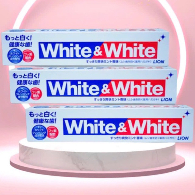 White & White Lion toothpaste 150g domestic Japan | Shopee Malaysia