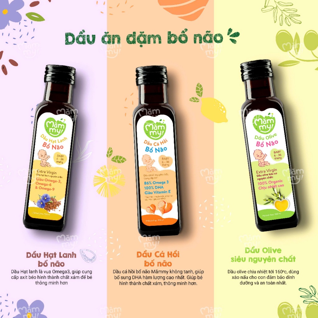 (Genuine) Mammy brain-boosting weaning oil: Olive oil, salmon oil ...