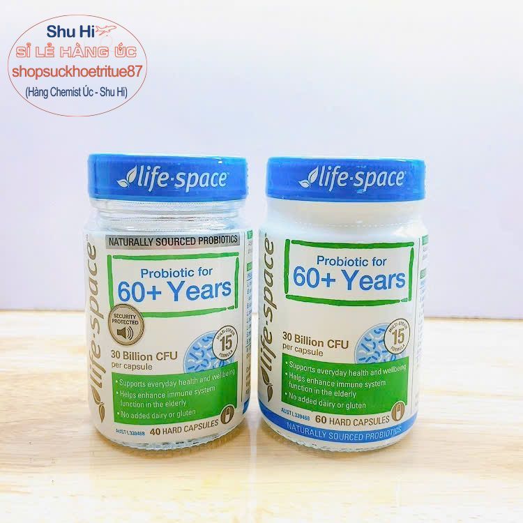 Life Space Probiotic 60+ year 40 tablets to support digestion for ...