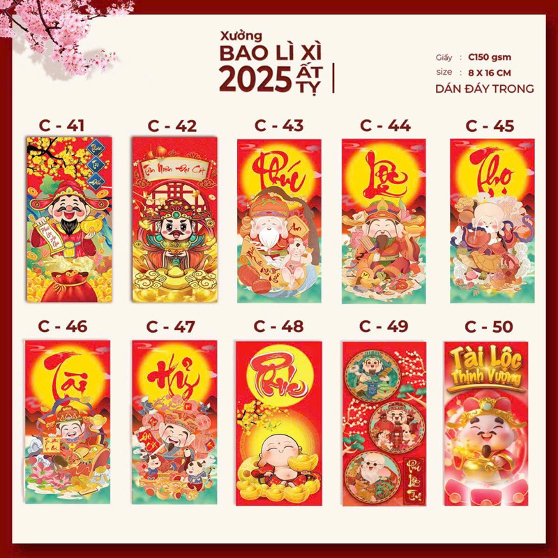 [Wholesale Price] 1000 Spring Tat Red Packets 2025 Paper C150 Already ...