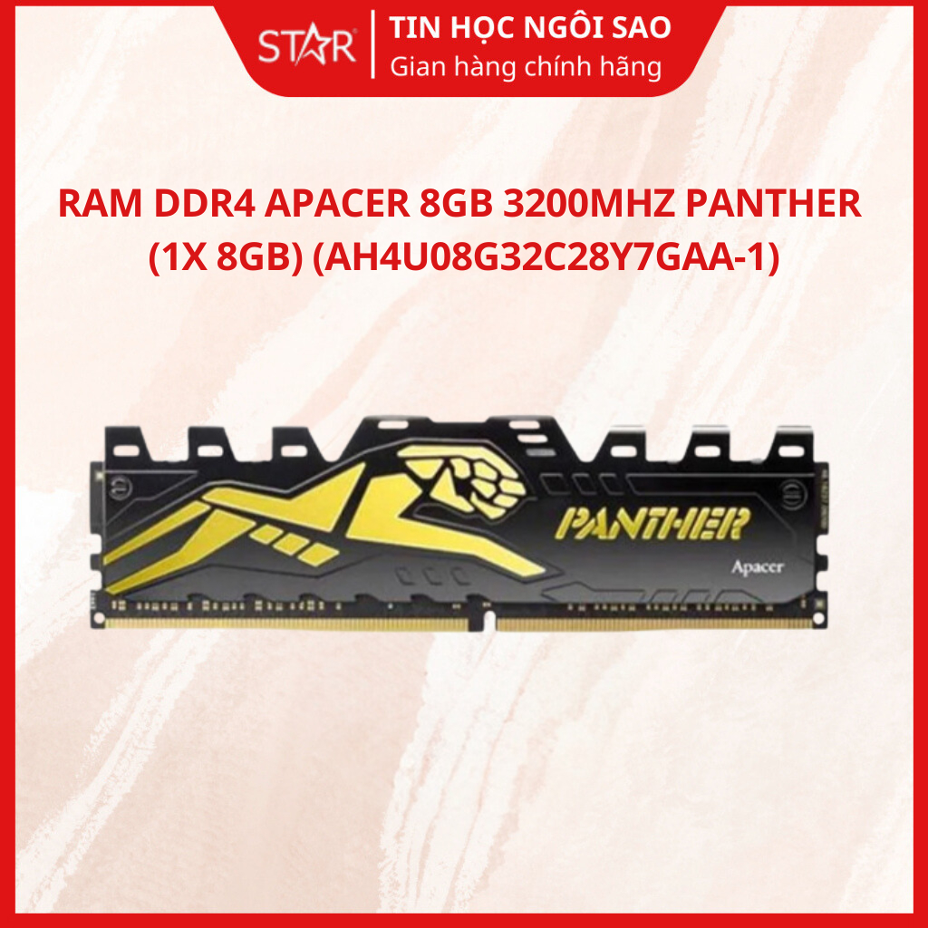Ram DDR4 Apacer 8GB 3200Mhz Panther (1x 8GB) - | Shopee Malaysia