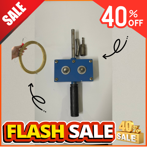 Equipment to help thread electrical wires through electrical pipes and ...
