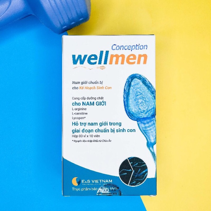 WELLMEN Conception Sperm supplement pills, improve men's sperm quality ...